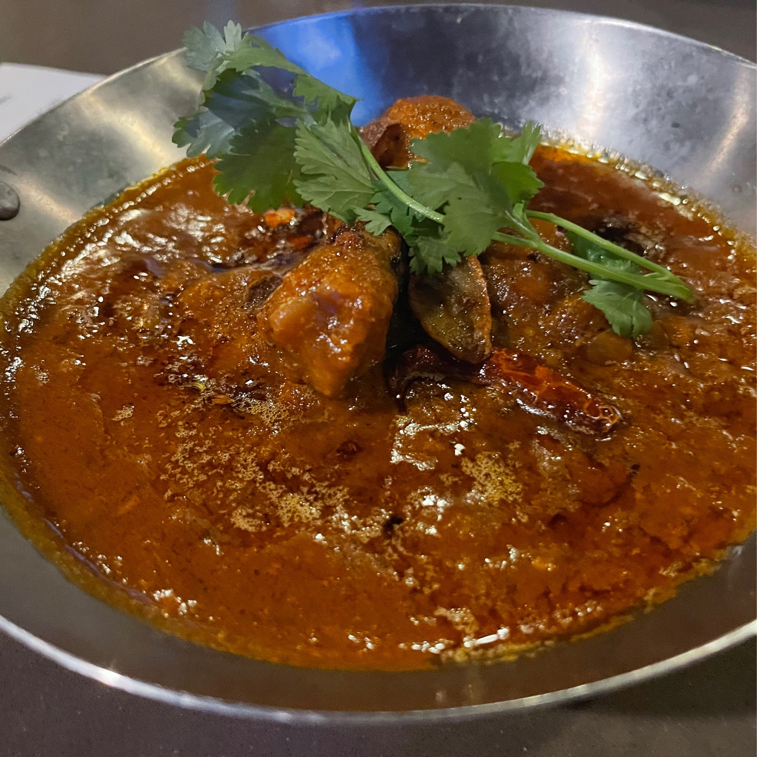 Tadka Bone in chicken curry | Kanishka Cuisine of India